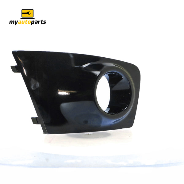 Black Front Bar Grille With Fog Light Mount Drivers Side Genuine Suits